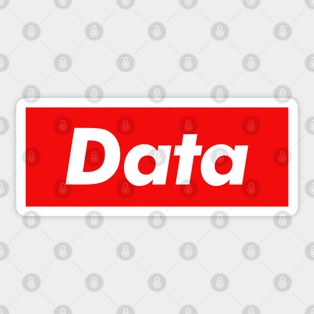 Data - Data - Sticker | TeePublic Data - Data - Sticker | TeePublic
